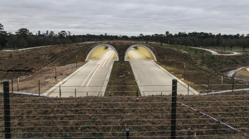 Houston covered its Memorial Drive highway with a park