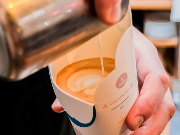 Goo Cup's foldable coffee cup eliminates the plastic lid entirely