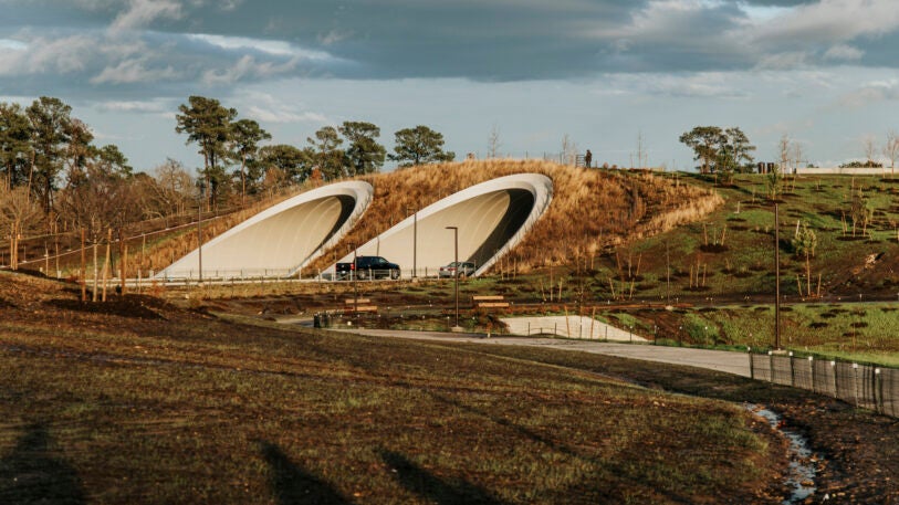 Houston covered its Memorial Drive highway with a park