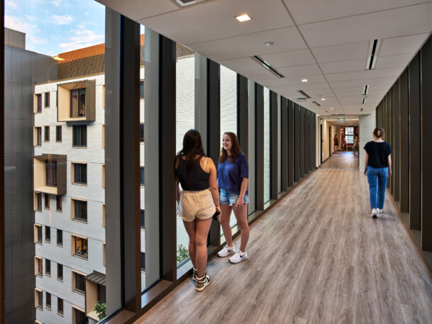 Renovating this 1930s 'doughnut' building meant losing space but ...