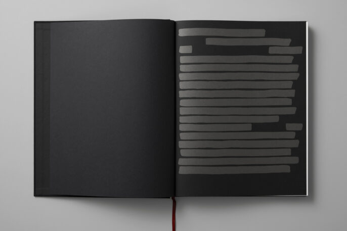 'Redaction' is an art book designed for incarcerated individuals