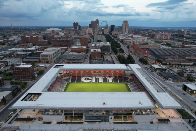 St. Louis' new soccer stadium feels like part of the city