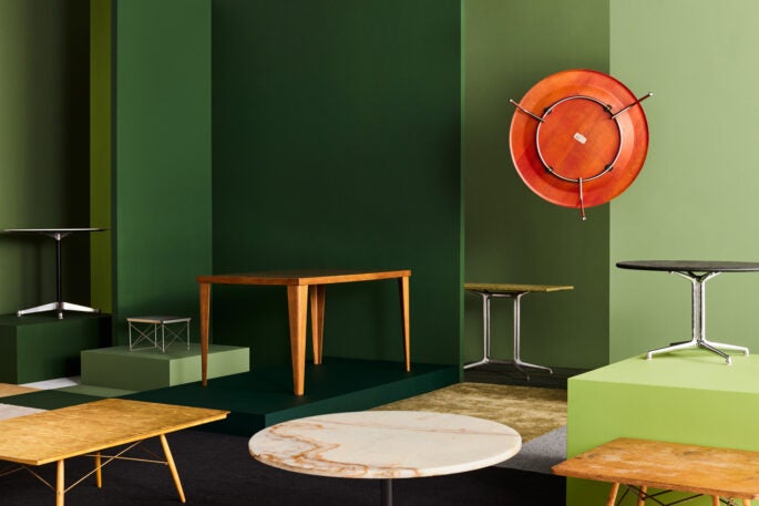 Eames chairs are classics. So are Eames tables