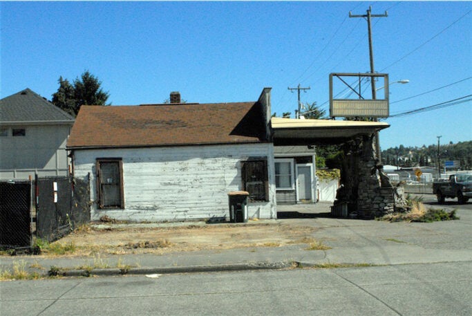 Artists are giving old, dirty gas stations a second life