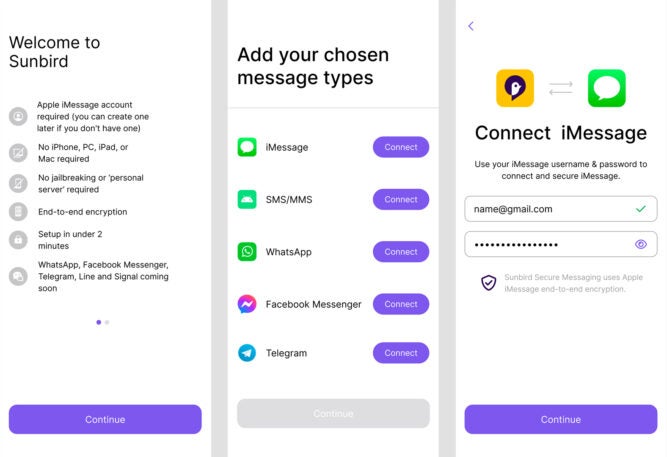 Sunbird brings blue bubbles to Androids, with some major trade-offs