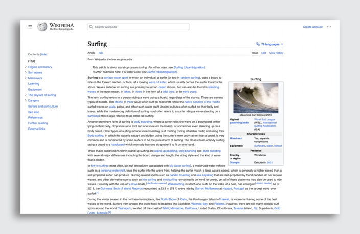 Wikipedia's redesign process