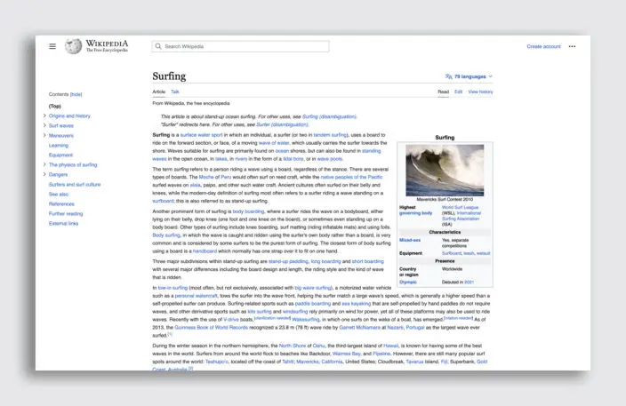 Wikipedia's redesign process