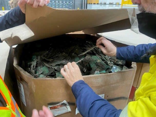 This futuristic new recycling plant is mining your old phone for gold