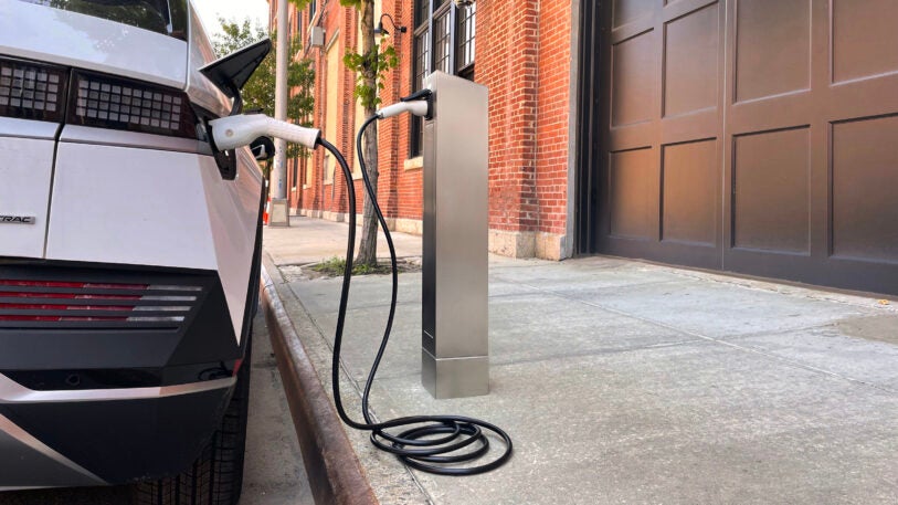 These sleek electric chargers could soon be all over New York streets