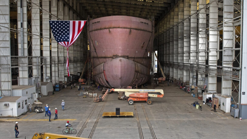 The 260-foot-long Eco Edison will house U.S. wind turbine technicians