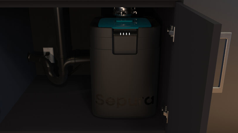 Sepura's in-sink food waste separator challenges the garbage disposal.
