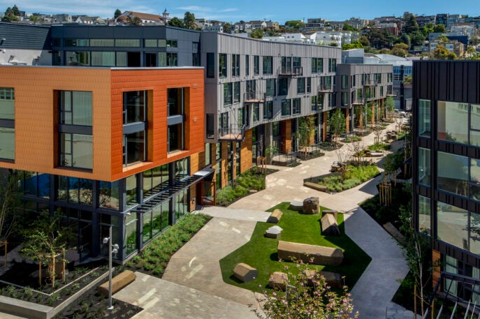 Parking lots across the U.S. are being turned into housing