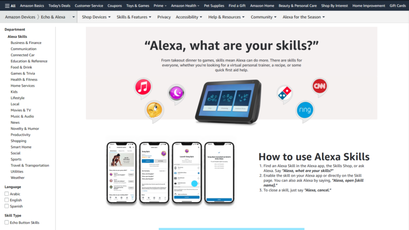 7 great free Amazon Alexa skills