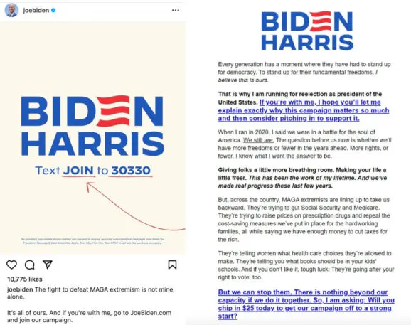 Biden unveils his new logo for the 2024 reelection campaign