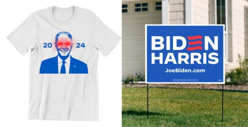 Biden unveils his new logo for the 2024 reelection campaign