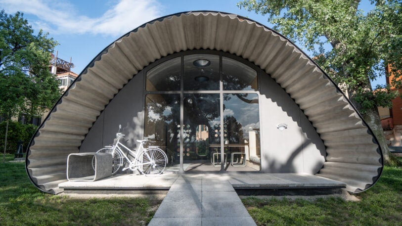 Architect Norman Foster designed a durable shelter for refugee camps