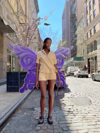 Coach's SoHo store features an AR mirror