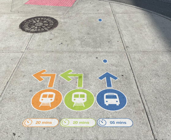 Color-coded wayfinding concept could help migrants transition to their ...