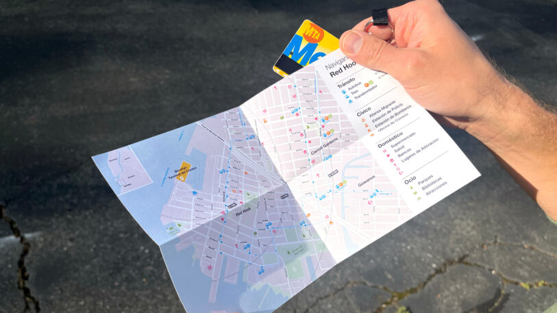 Color-coded wayfinding concept could help migrants transition to their ...