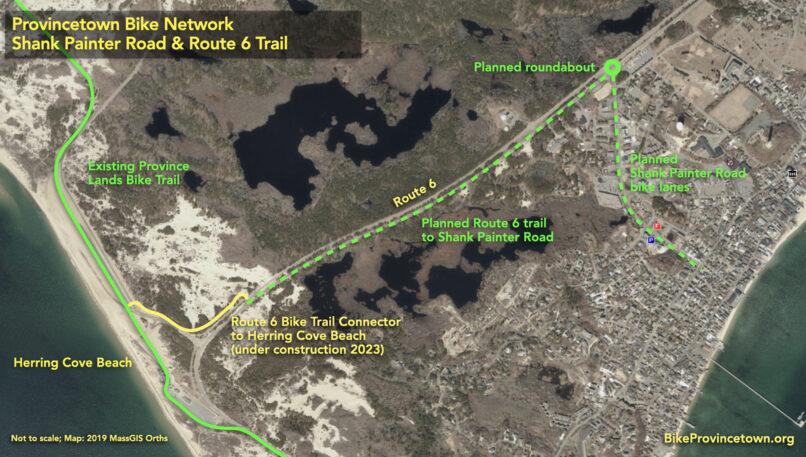 On Cape Cod, half of this highway is being turned into a bike path
