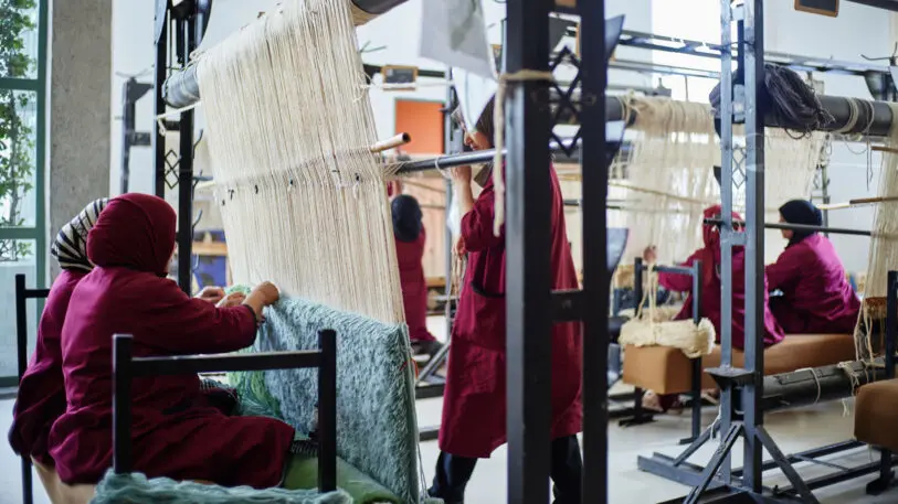 Beni Rugs is blends Moroccan artisanship with Western style