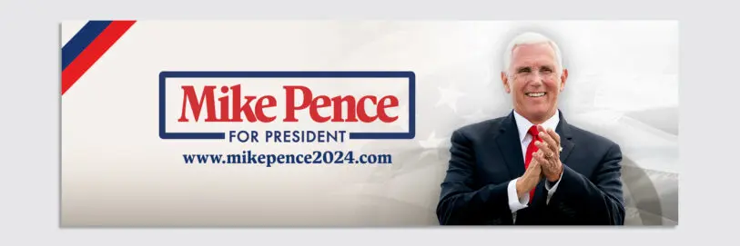 Mike Pence's Republican primary campaign logo is perfect—for him