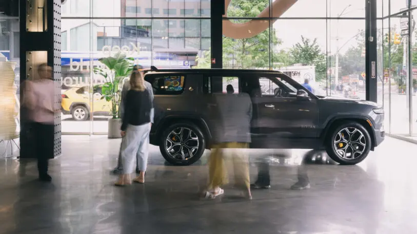 EV maker Rivian opens a string of unconventional car dealerships