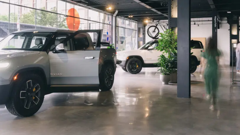 EV maker Rivian opens a string of unconventional car dealerships