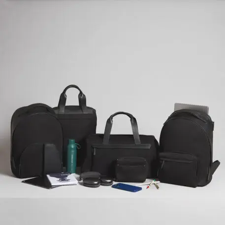 These backpacks are made entirely from one material so they're recyclable