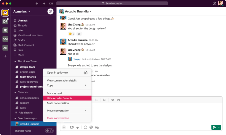Slack will soon let you mute your coworkers