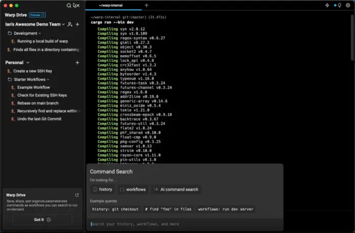 How Warp's terminal app brings new ideas, AI to the command line