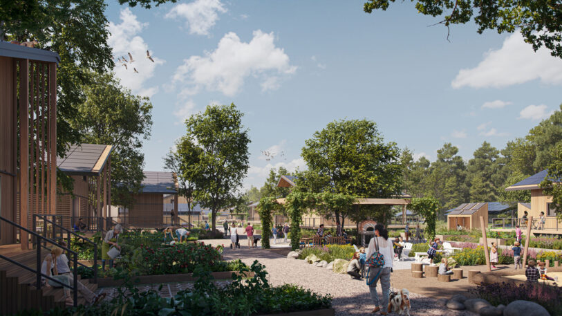 This new neighborhood will be net zero, off the grid, and leave room ...