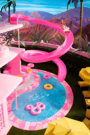 The Barbie movie's set design was unexpectedly complex