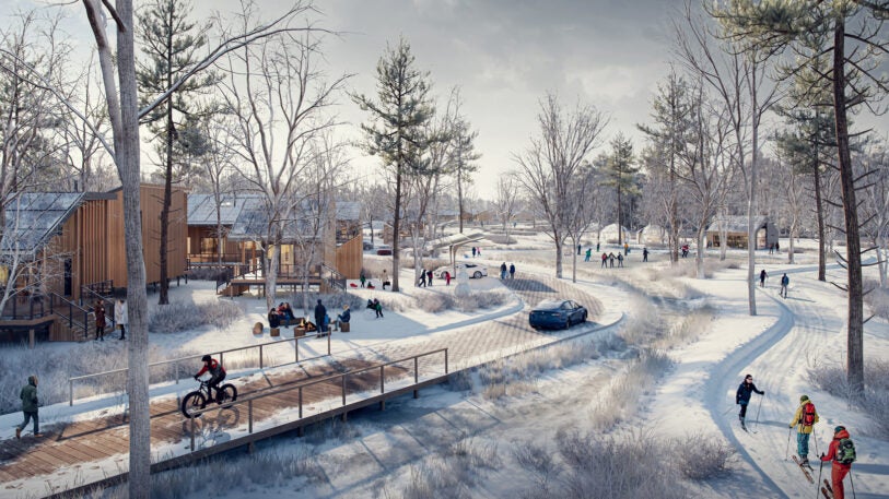 This new neighborhood will be net zero, off the grid, and leave room ...