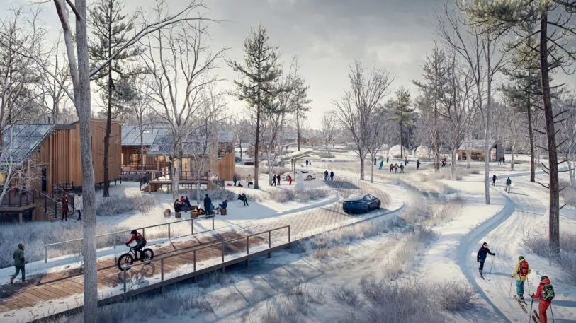 This new neighborhood will be net zero, off the grid, and leave room ...