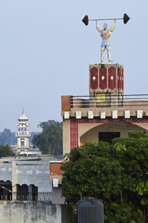What is the story behind India's wild water tank sculptures?