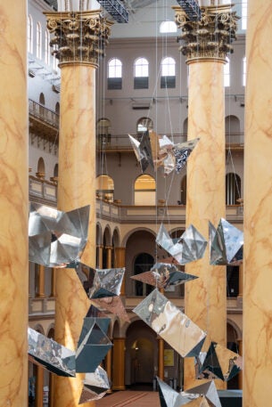 The National Building Museum opens a mirror-filled installation