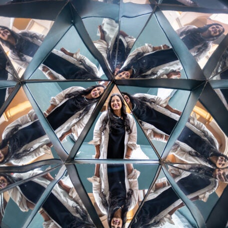 The National Building Museum opens a mirror-filled installation