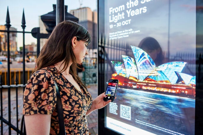 The Sydney Opera House became a giant, glowing screen thanks to ...