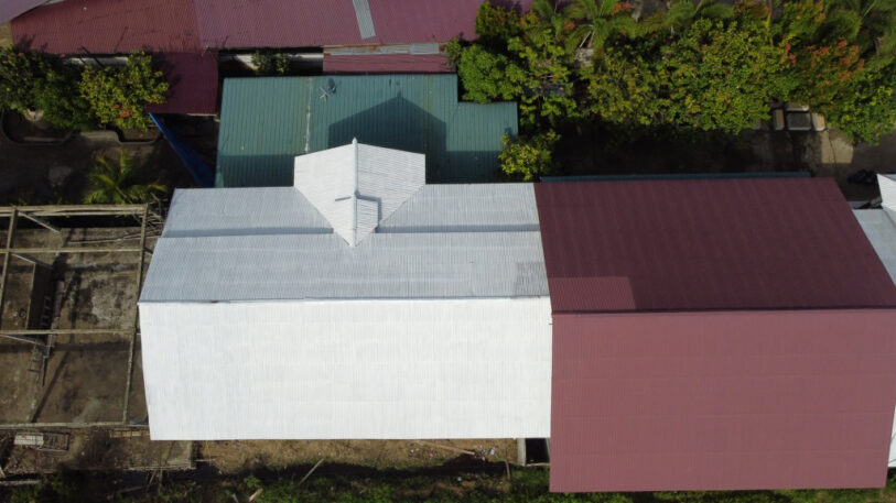 This reflective white paint is designed to keep buildings cool without ...