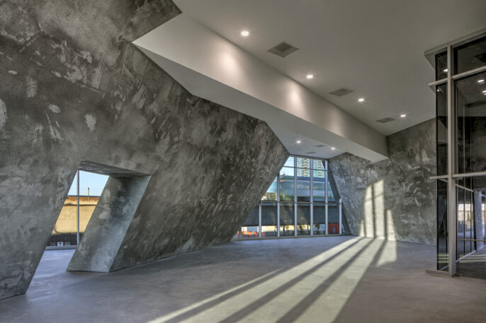 The (W)rapper is a distinctive office building with a wild exoskeleton