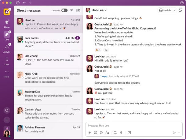 Slack is getting a simpler interface, to the delight of office workers