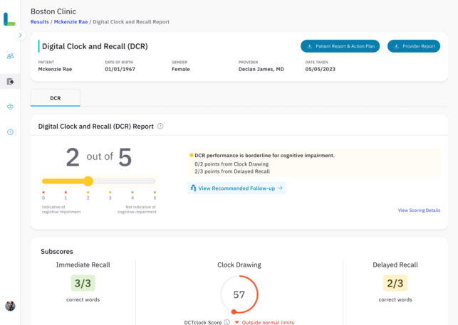 Linus Health's DCTclock uses AI and the Apple Pencil to spot dementia