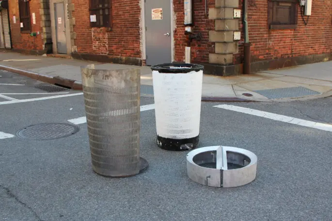 NYC's old green trash cans are getting a rat-proof makeover
