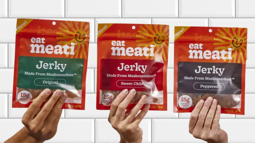 Cult-favorite Meati launches mushroom meat mycelium jerky