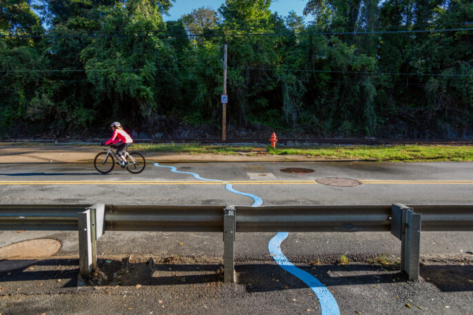 Baltimore buried a river in the early 1900s. Now, an artist is reviving it