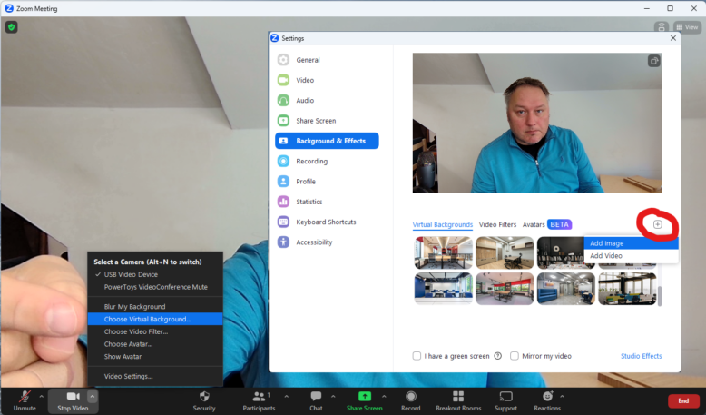 Free Zoom backgrounds that make it look like you're in an office