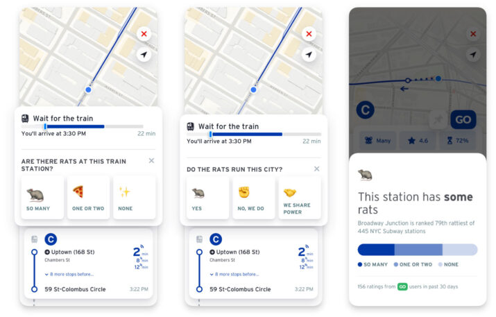 This app shows you where the rats are in NYC's subway stations