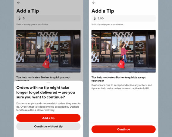 DoorDash message stirs up online debate about driver tips