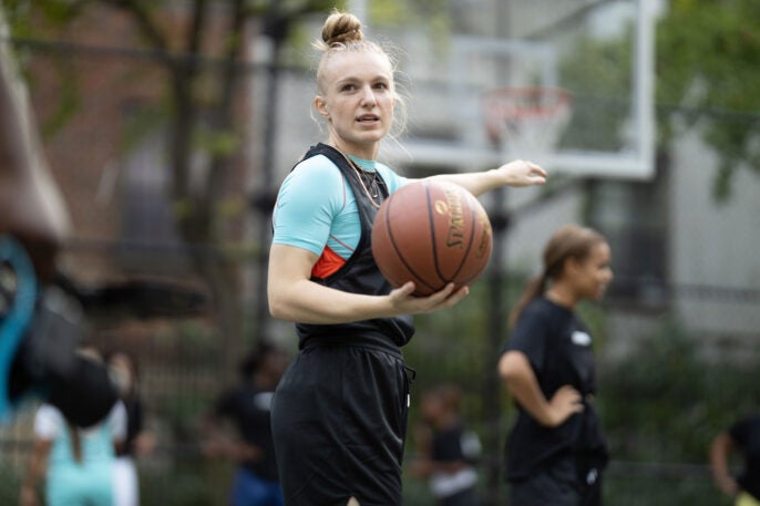 Moolah Kicks designs basketball shoes specifically for women and girls